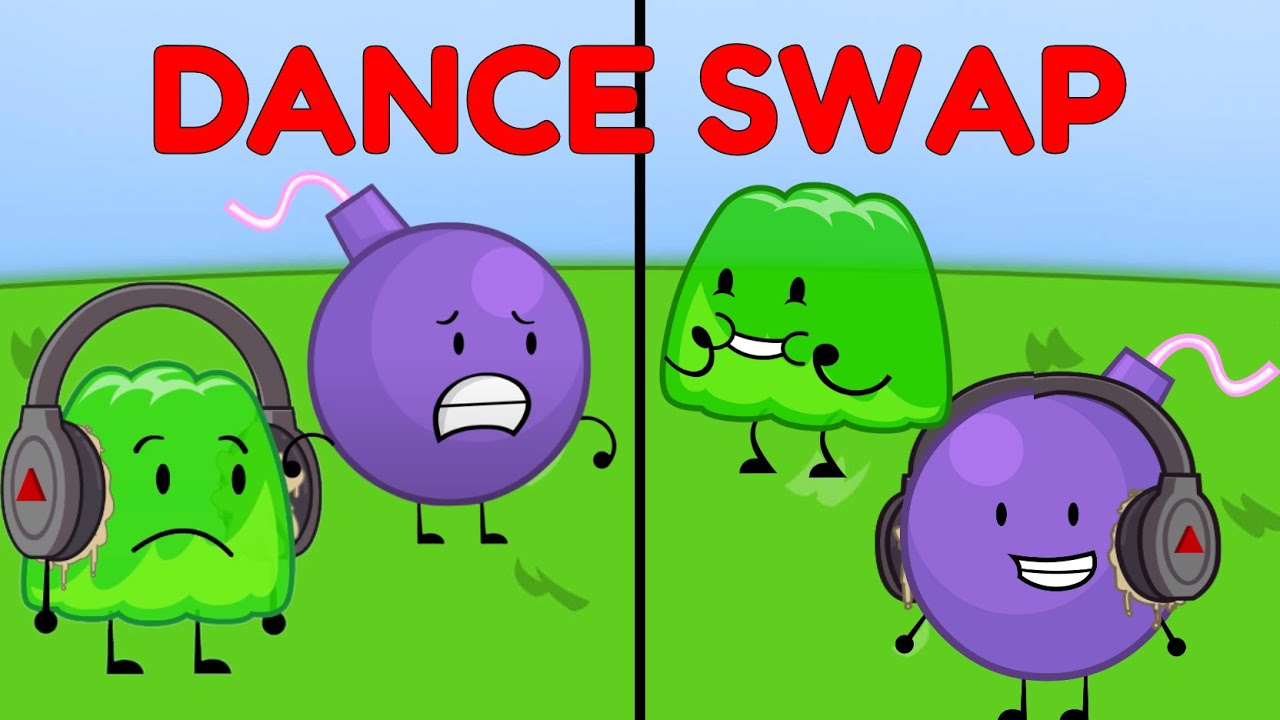 BFDIA 9 Dance Scene but EVERYONE SWAPPED! - YouTube
