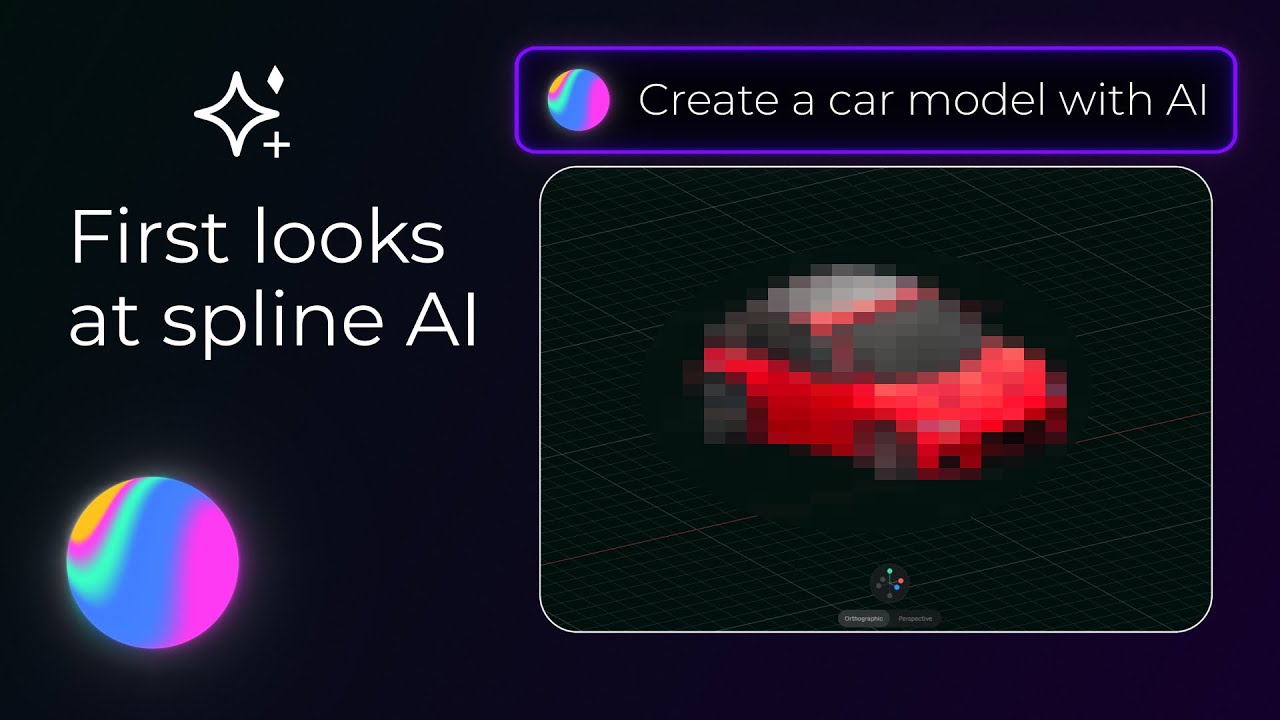 Spline 3D AI model generator is here! (Quick Overview) - YouTube