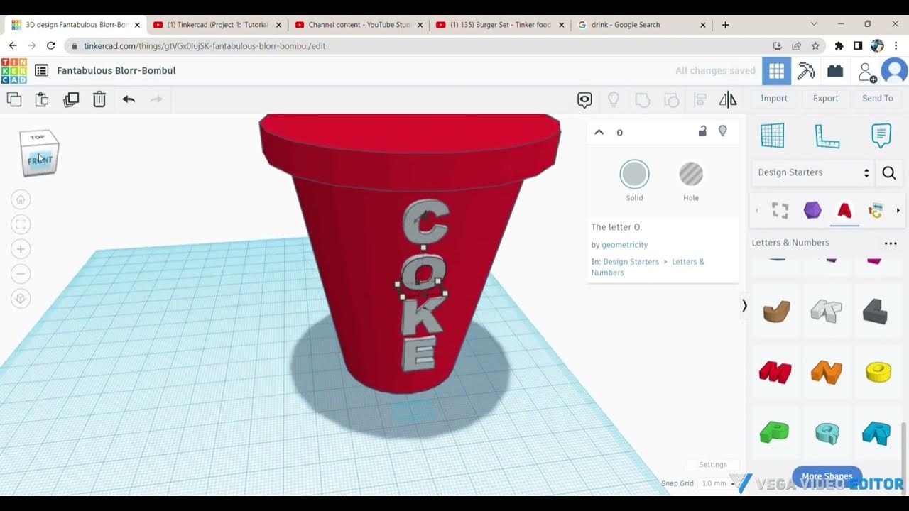 Tinkercad Project 13 Burger Set Created By Trishanth Kumar Youtube