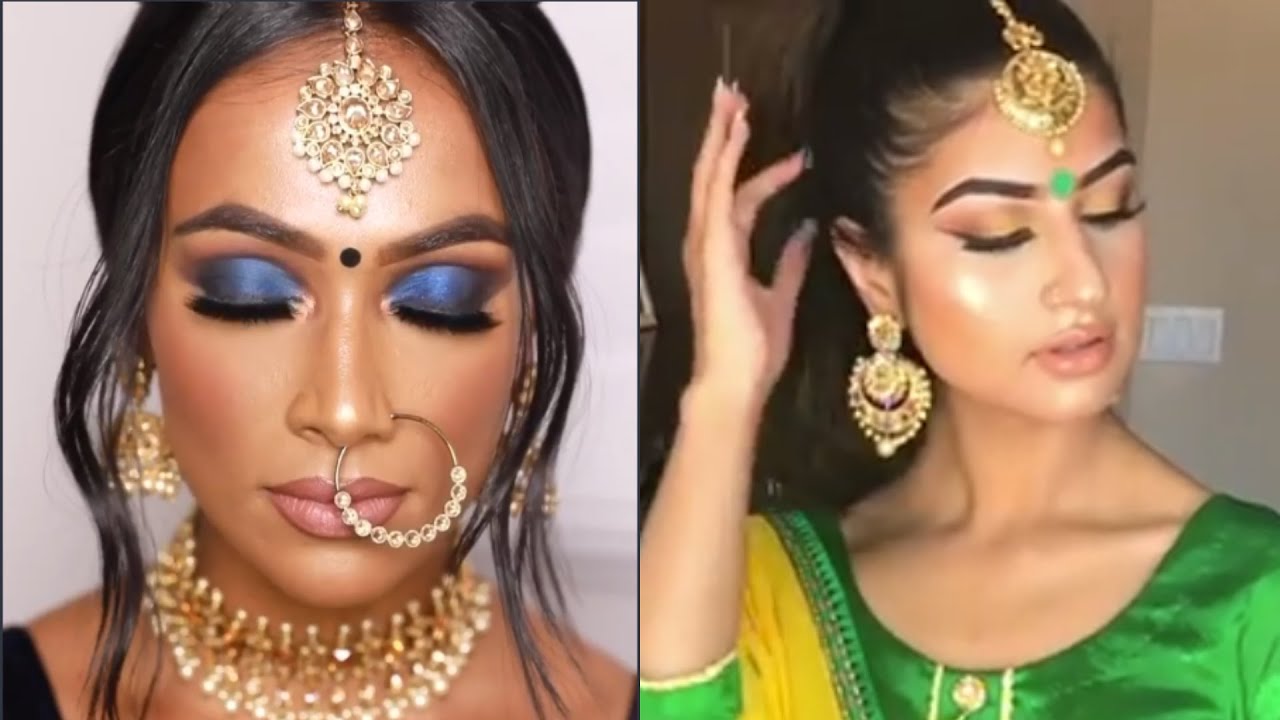 INDIAN DESI MAKEUP TUTORIALS | BRIDAL ROYAL GLAM TUTORIALS - YouTube