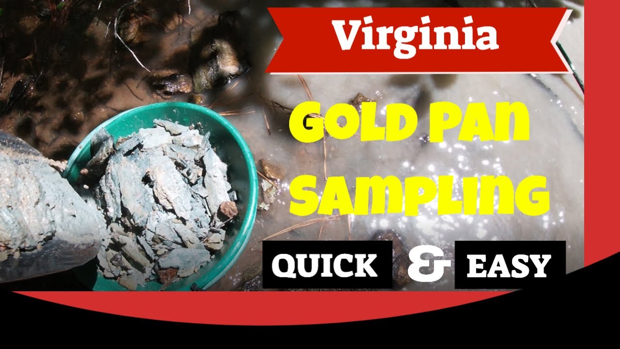 Virginia Gold Pan Sampling Advice (From a Geologist!!) - YouTube
