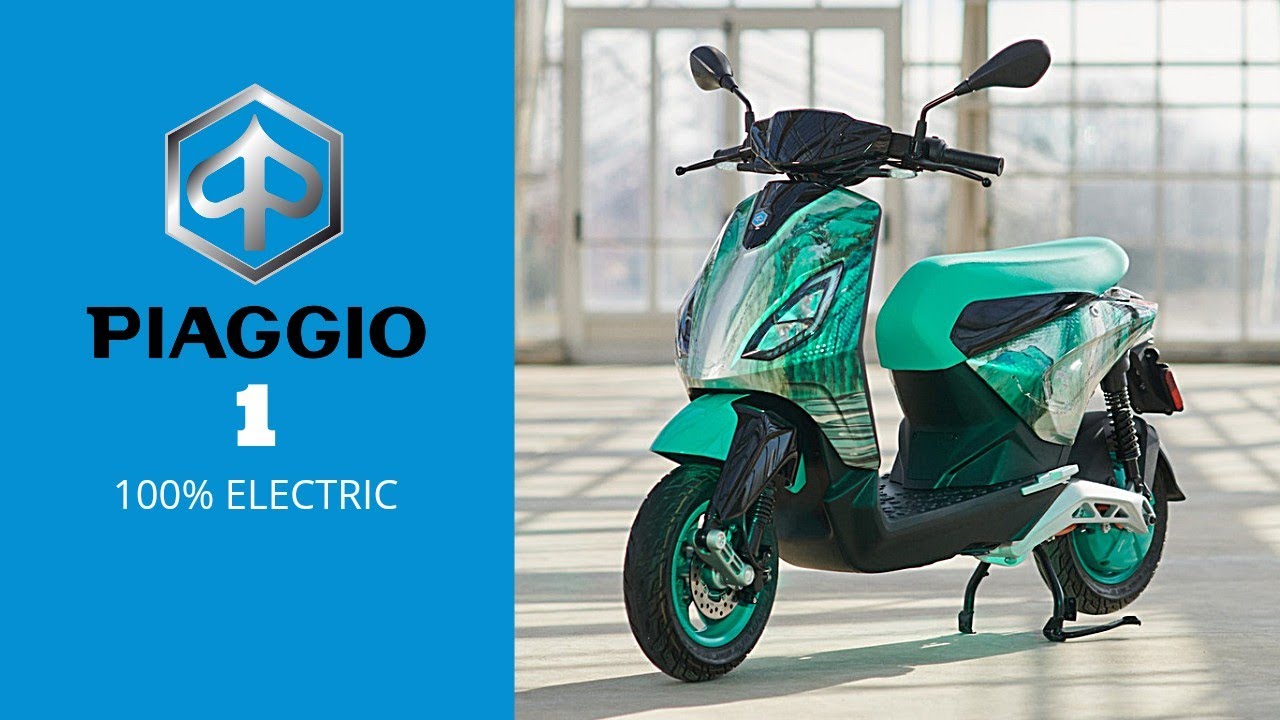 NEW! Piaggio 1 All Electric Scooter: Prices, Colors, Specs, Features ...