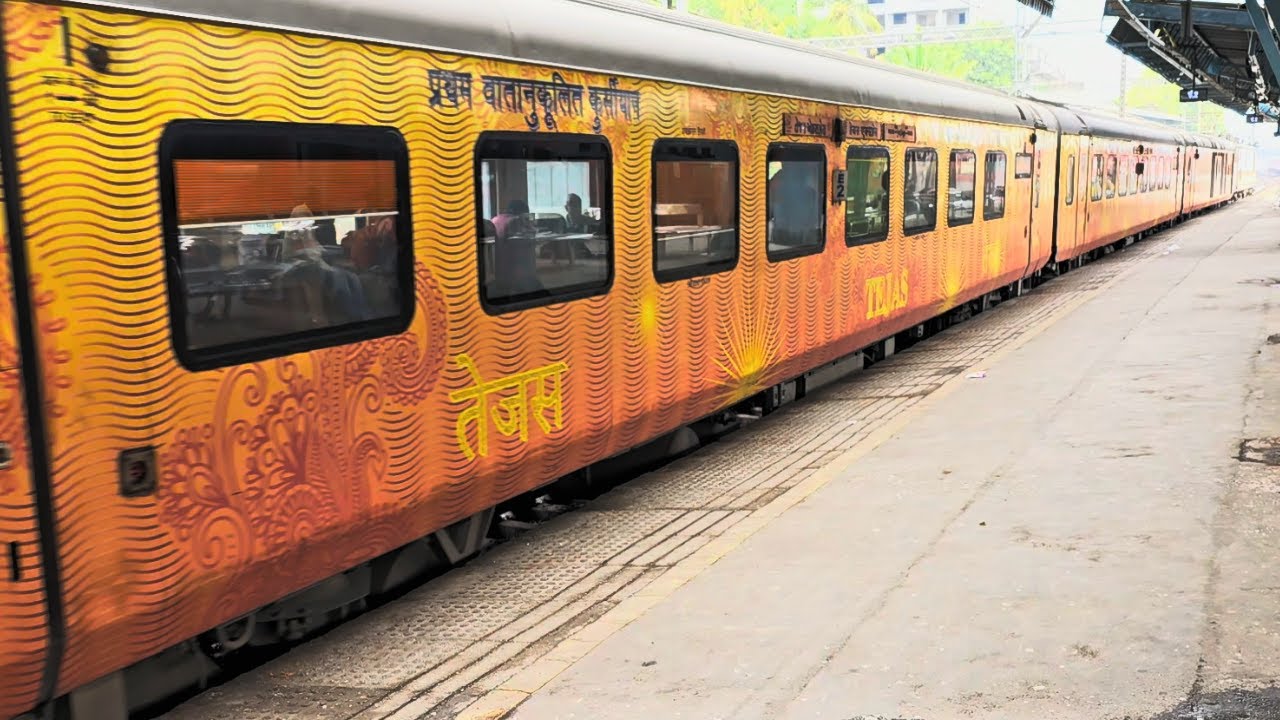 Tejas Express Ahmedabad - Mumbai🎧 | Indian Railways | 4K UHD - YouTube