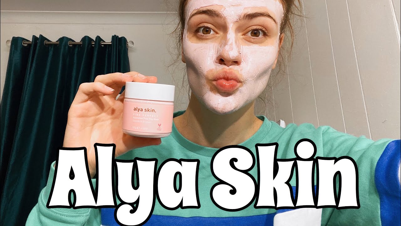 ALYA SKIN Australian Pink clay face mask! *first impression* | Poppy ...