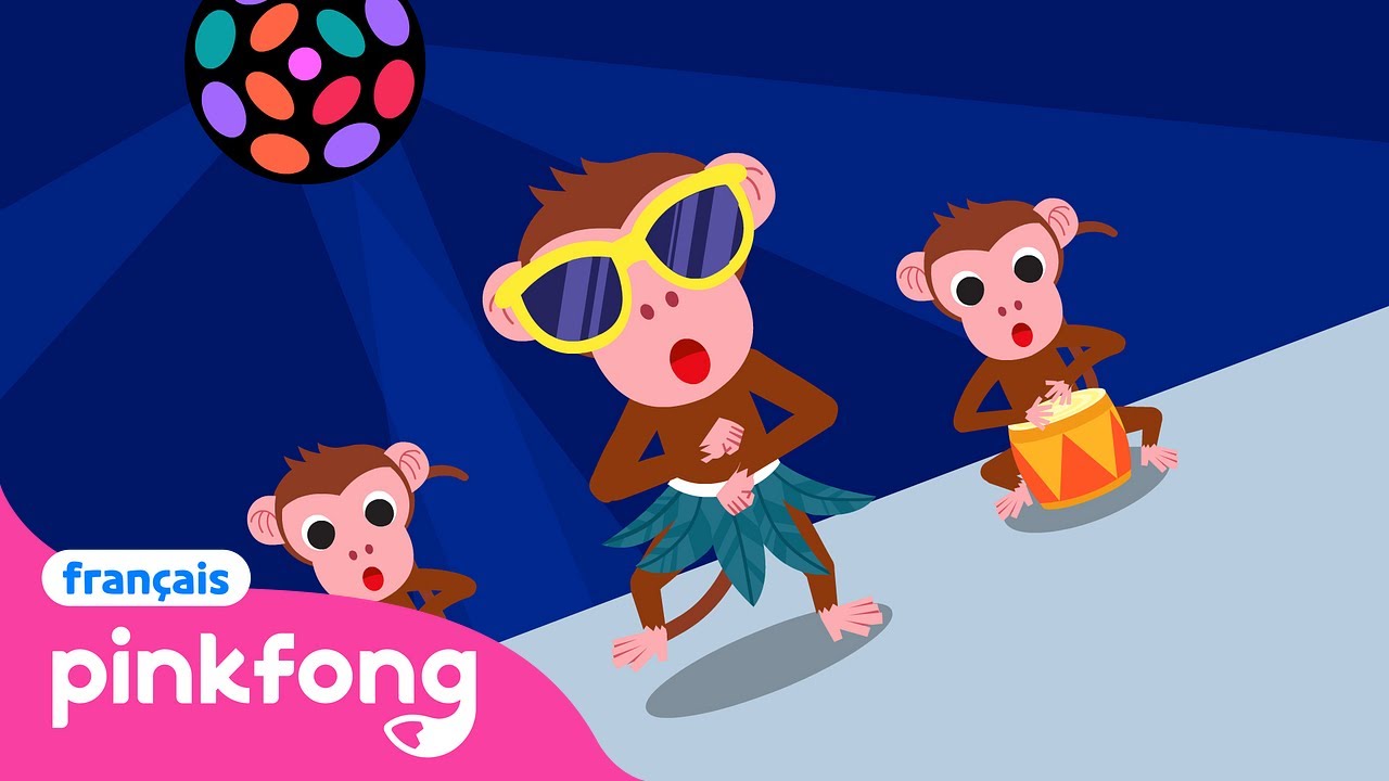🙊Le Singe | Chansons d'Animaux | Pinkfong Baby Shark en français ...