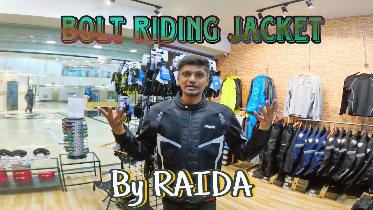 Special Bolt ⚡️ Riding 🏍️ Jacket 🦺by RAIDA Gears⚙️ - YouTube