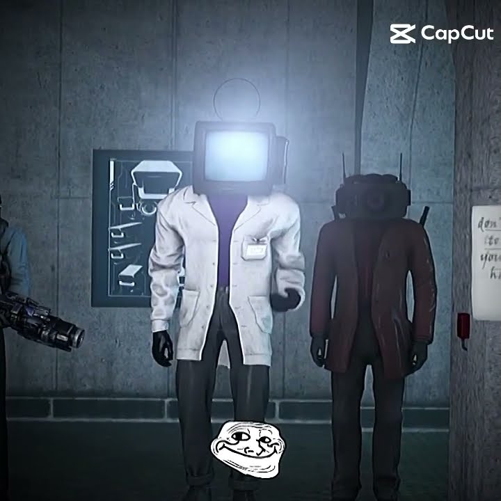 Scientist TV Man vs Detective CameraMan ☠️ #skibiditoilet - YouTube