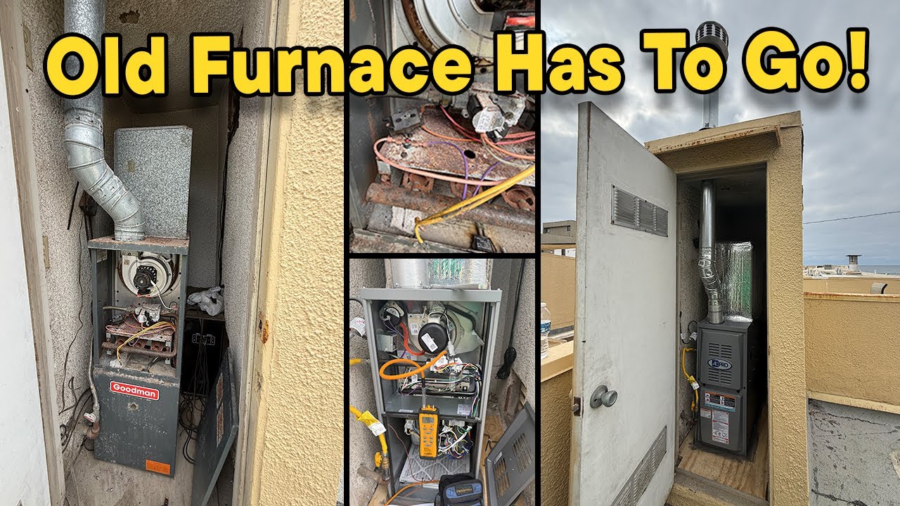 Dangerous Furnace Has To Go! Heater Swap Out - YouTube