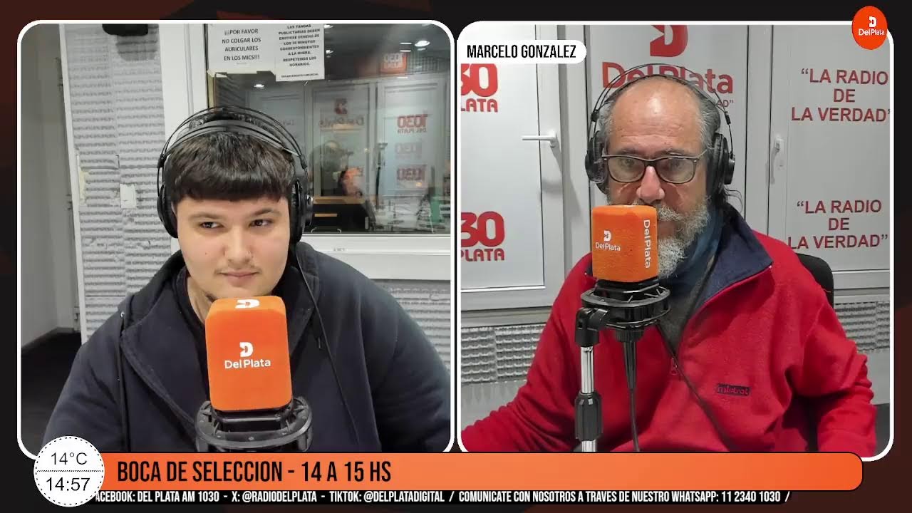 BOCA DE SELECCION CON DANIEL MOLLO POR RADIO DEL PLATA - YouTube
