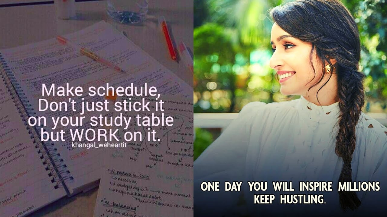 Study motivation quotes for girls 🔥💯 || Inspirational and motivational ...