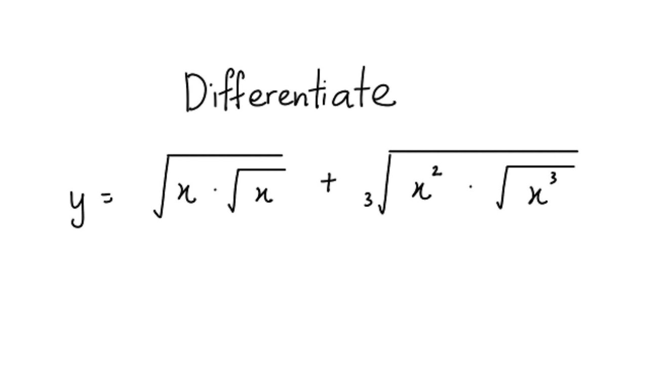 Differentiation | Derivative | Q3 - YouTube