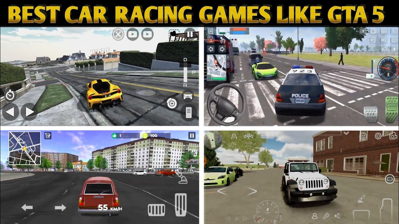 Best Car Racing Games like GTA V For Android | High Graphics Racing ...