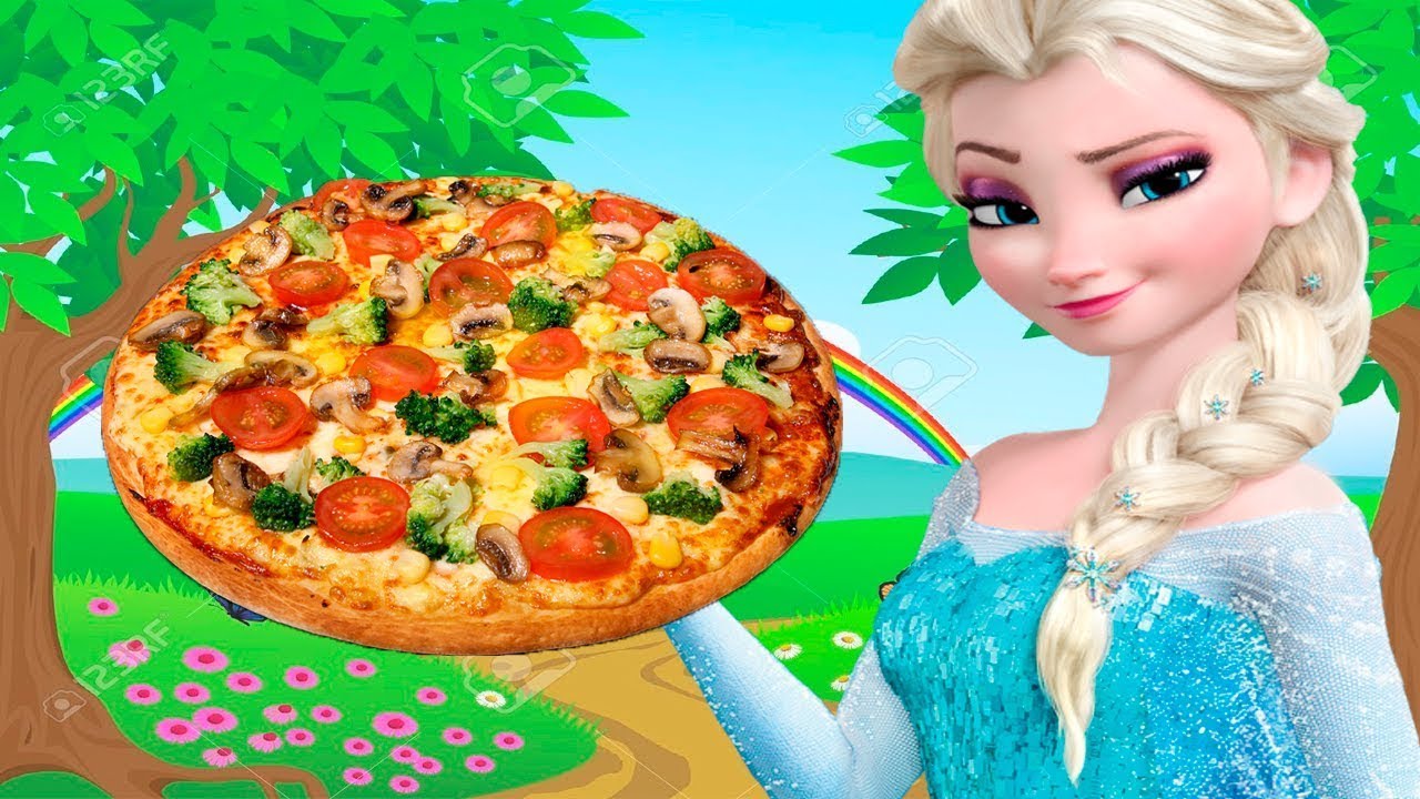 FROZEN ELSA Dạy Người Ngoài Hành Tinh Làm Pizza - YouTube