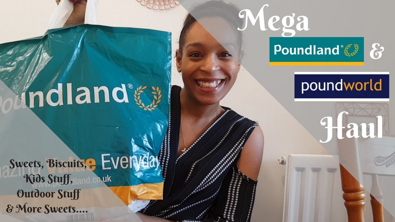 MAHOOSIVE POUNDLAND HAUL || POUNDWORLD || SWEETS GALORE - YouTube