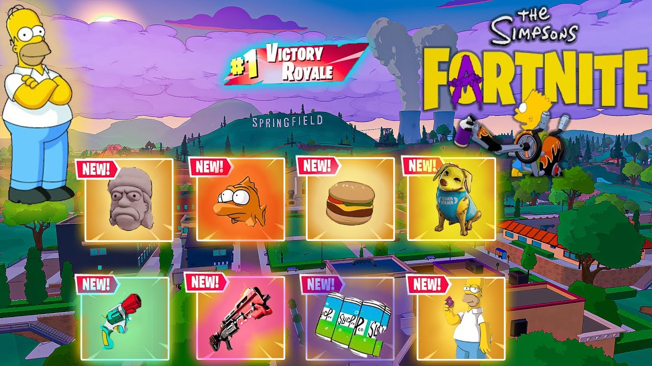 NEW FORTNITE *SIMPSON'S* SEASON & MAP is INSANE! (Chapter 6 Season 4 ...