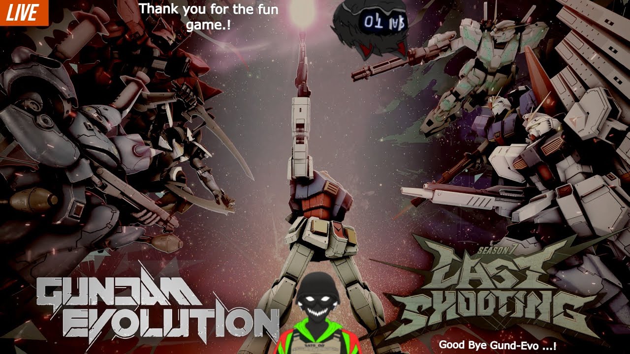 [Gund-Evo] Good bye Gundam Evolution Last game !!o7!! - YouTube