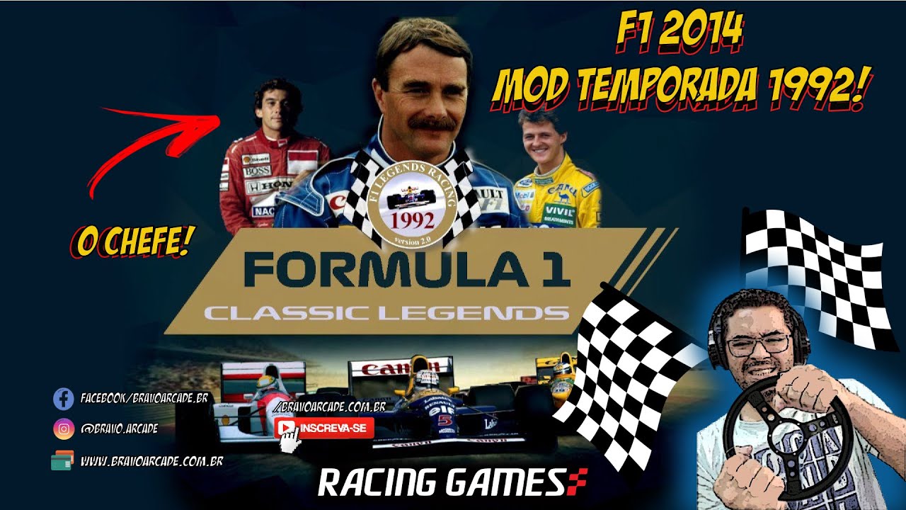 RACING GAMES - O INCRIVEL MOD DA TEMPORADA F1 1992! - YouTube