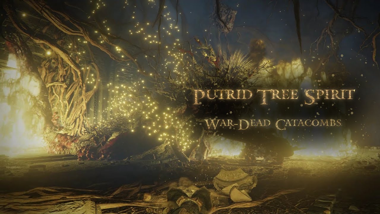 Putrid Tree Spirit (War-Dead Catacombs) - Elden Ring - YouTube