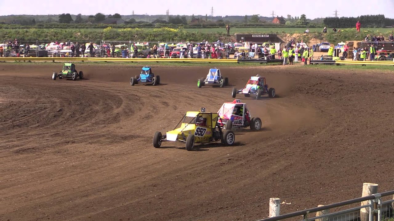 scunny autograss bas 1 2014 class 9 - YouTube