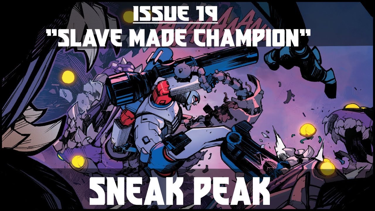 "Slave made Champion" | Transformers Skybound #19 | Sneak Peak - YouTube