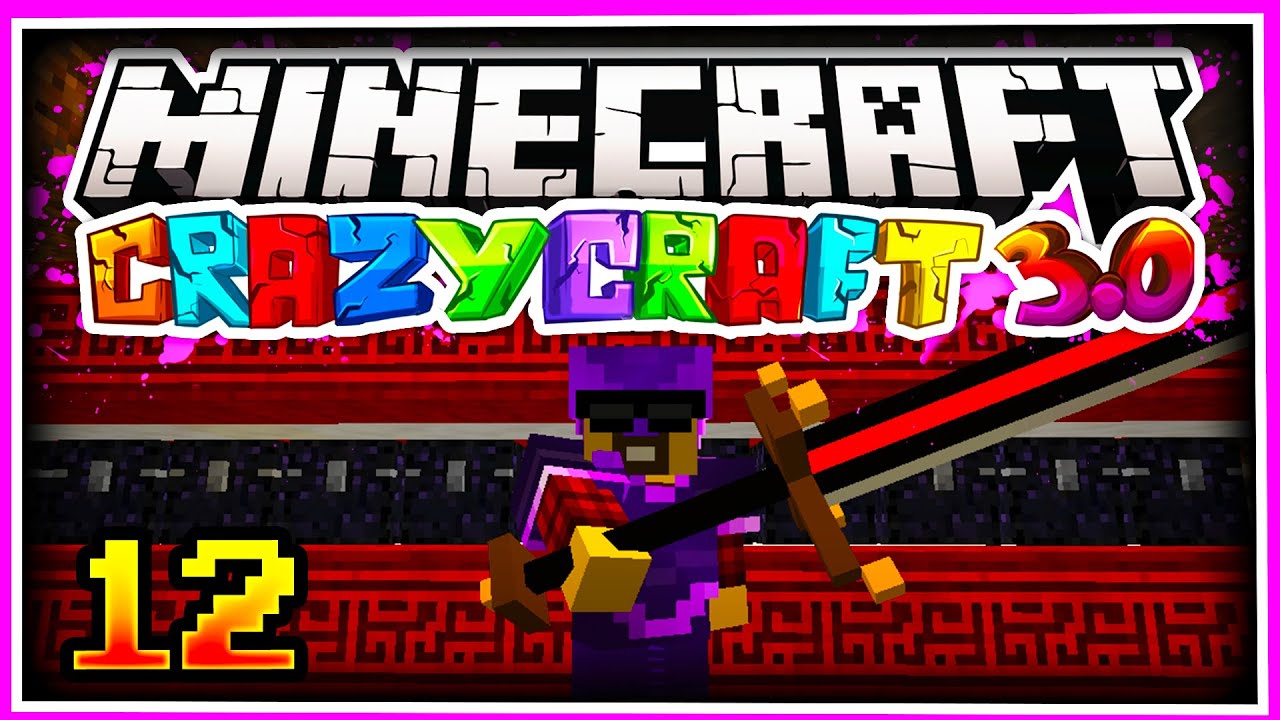 Minecraft CRAZY CRAFT 3.0 SMP: MAKING BIG BERTHA!!! - Ep 12 - YouTube