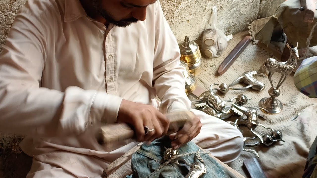 Incredible Carving on Brass Horse | Brass Carving Work For Home Decor ...