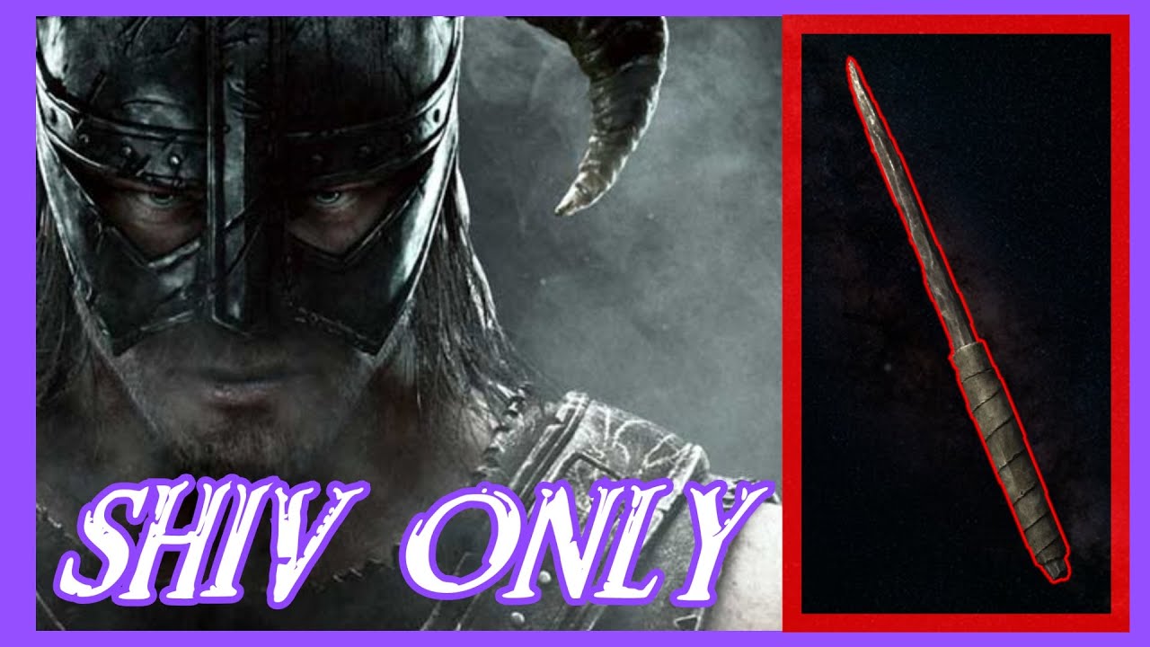 CAN YOU BEAT SKYRIM USING SHIVS ONLY? - YouTube