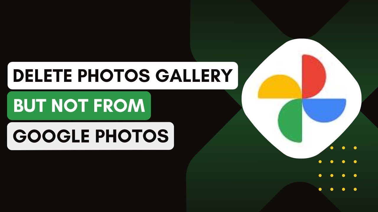 How To Delete Photos From Gallery But Not Google Photos ! - YouTube