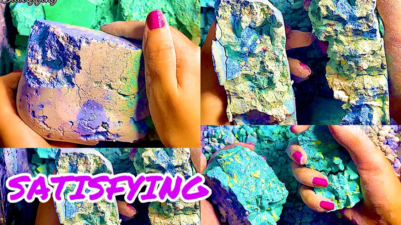 SATISFYING / Different textures / Chalk reforms / راحة نفسية ...