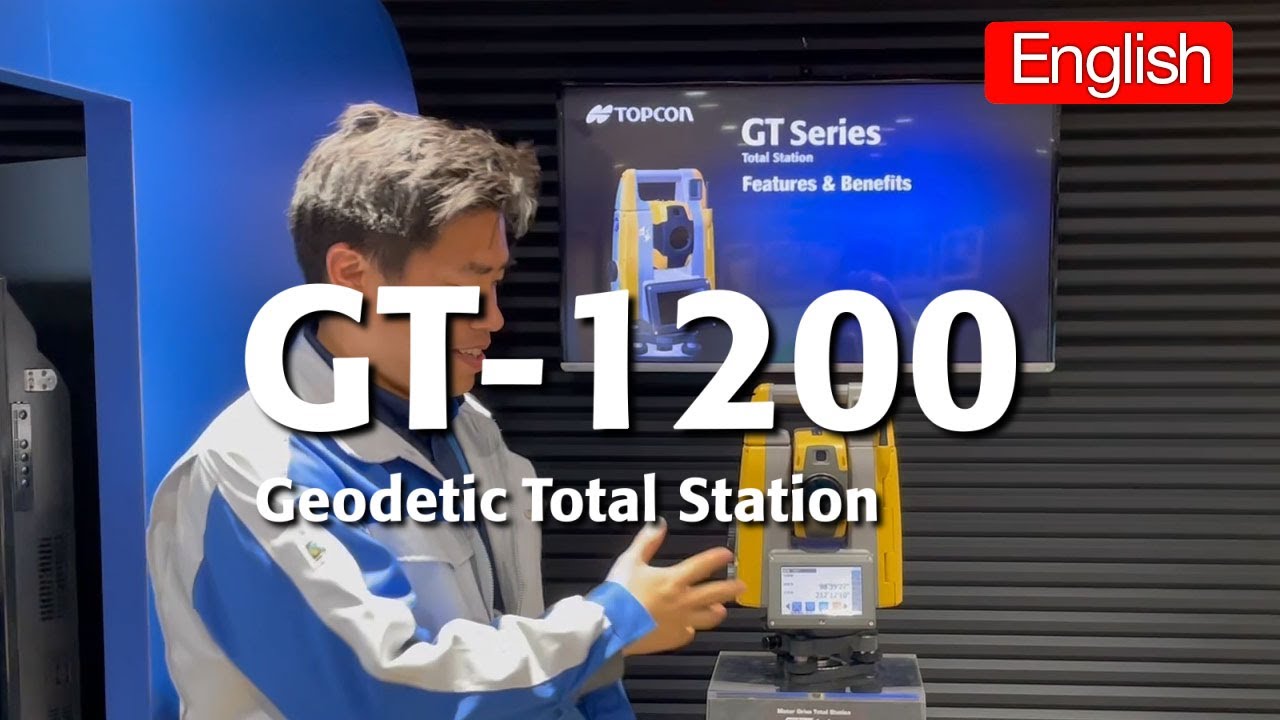 TOPCON Geodetic Total Station GT-1200 English - YouTube