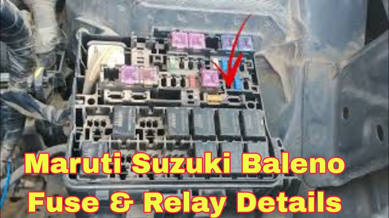 Maruti Suzuki Baleno Fuse Box Details | बलेनो फ्यूज बॉक्स एक्सप्लेन # ...