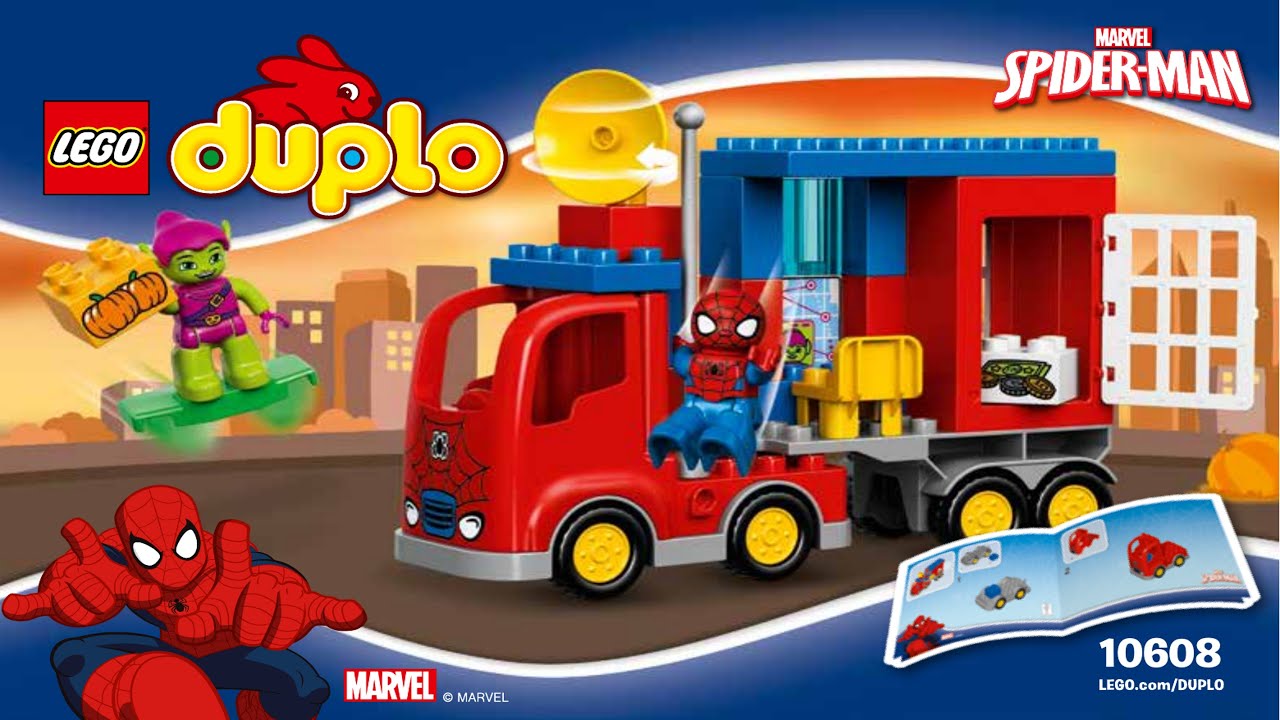 LEGO Instructions - Duplo - 10608 - Spider-Man Spider Truck Adventure ...