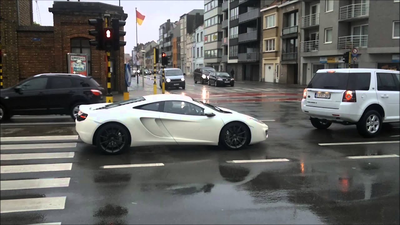 McLaren MP 12C Oostende - YouTube