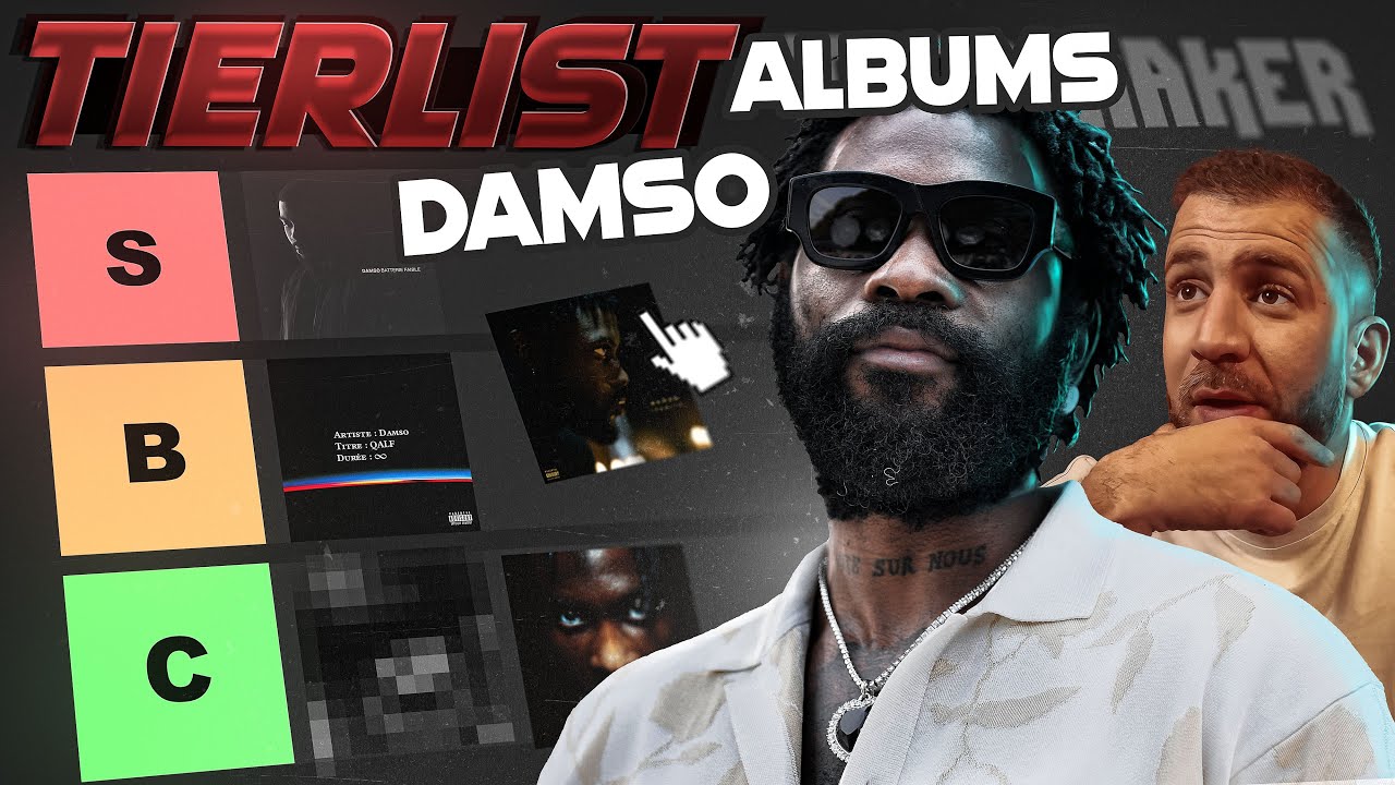 La TIERLIST définitive des albums de DAMSO (en attendant BEYAH) - YouTube