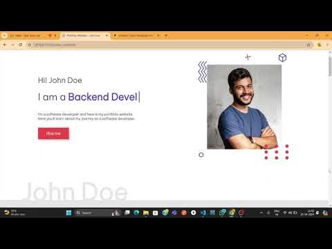 Portfolio Project using HTML and CSS | Part-1 | Web Development Series | Sayandeep Paul - YouTube