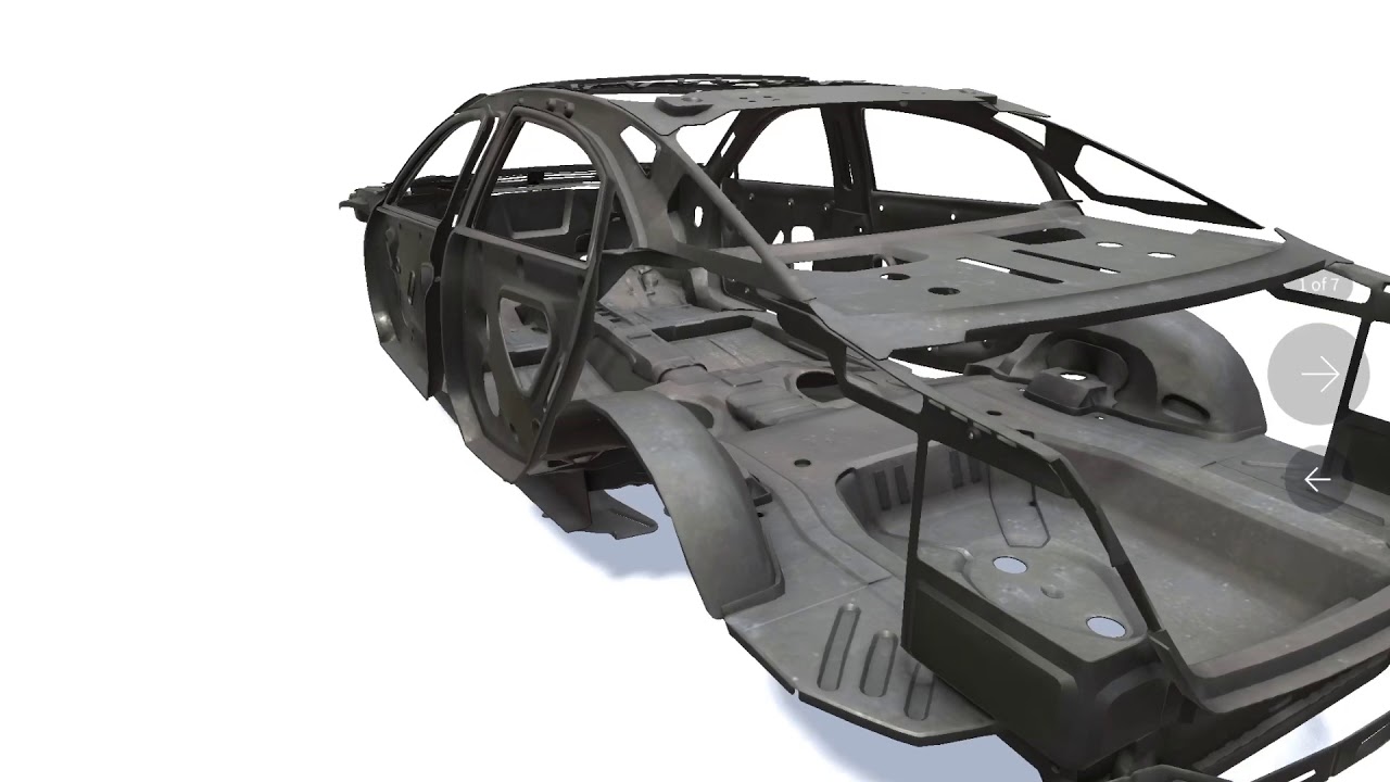 My first 3d presentation - car assembly - YouTube