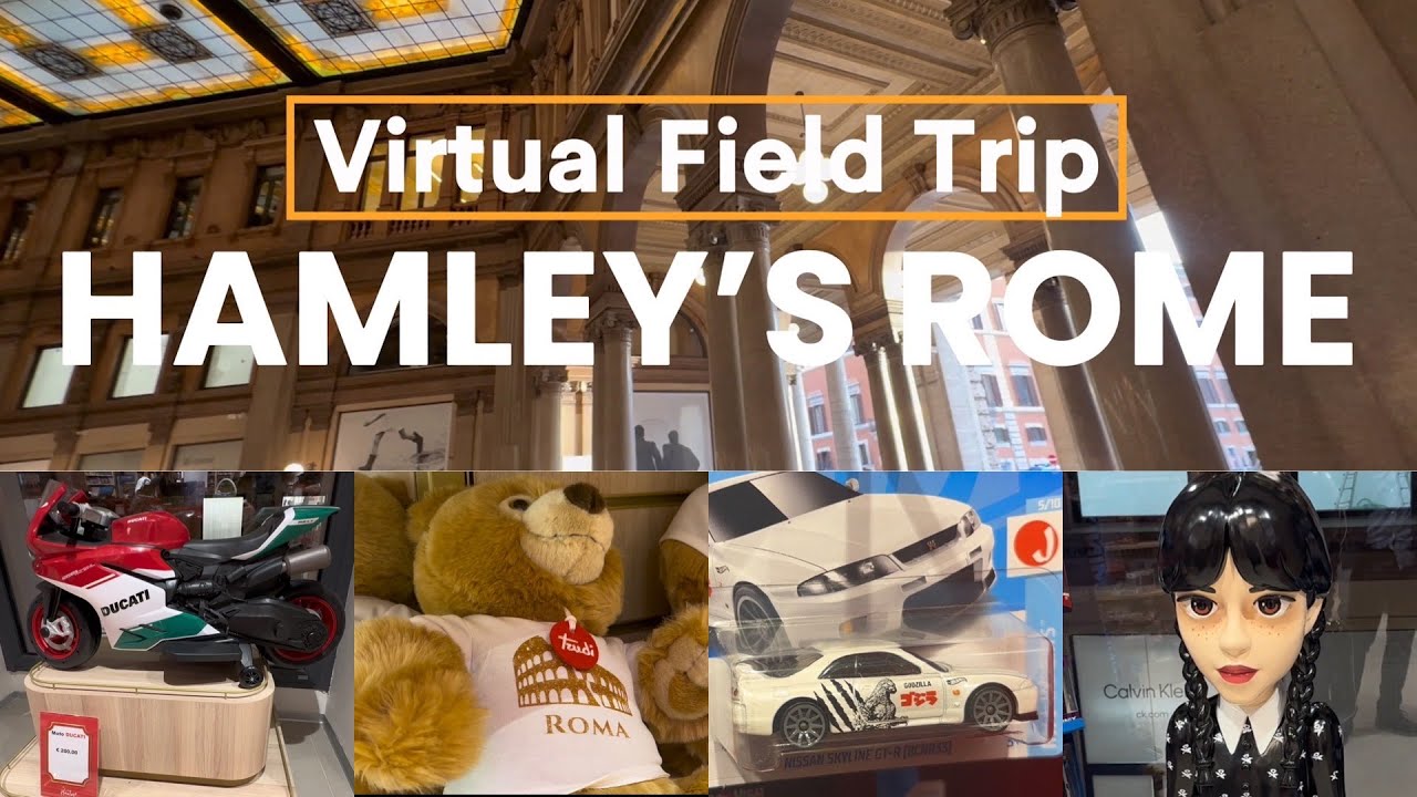 Hamley's Huge Toy Store in Rome | Virtual Field Trip - YouTube