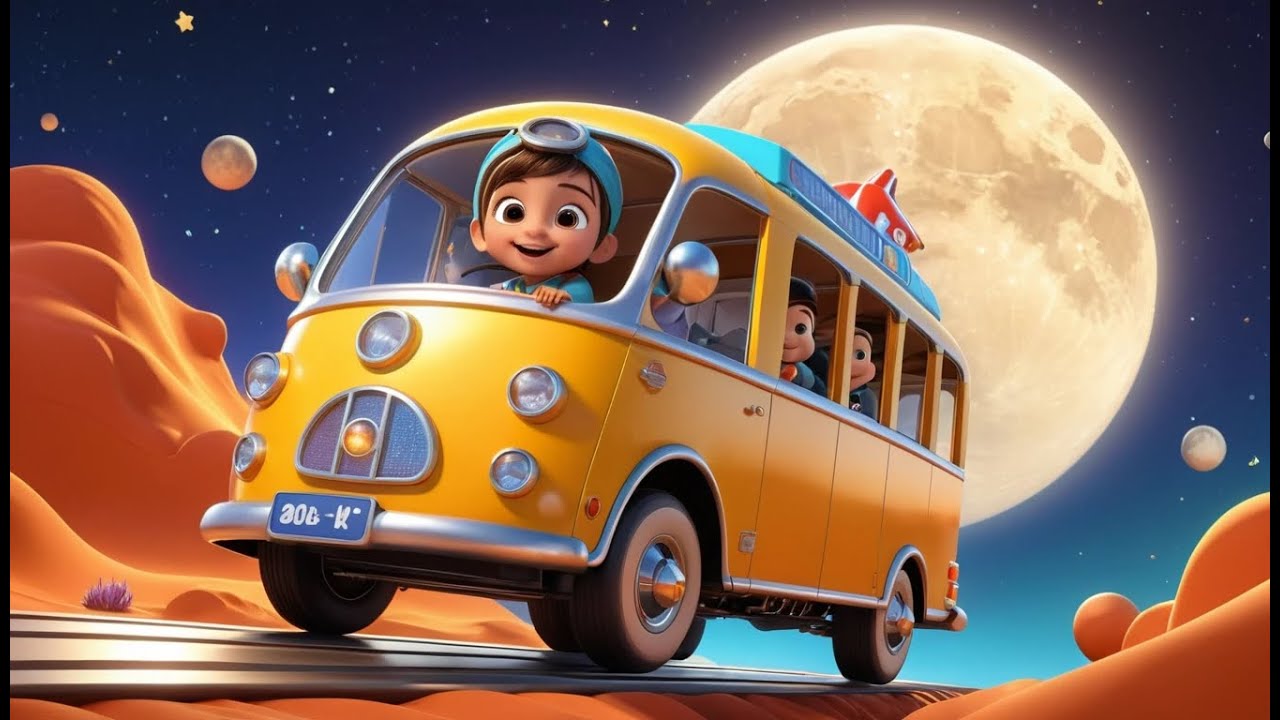 Wheels on the Bus (2025) | 3 HOURS – Rocket Bus to the Moon | Space ...