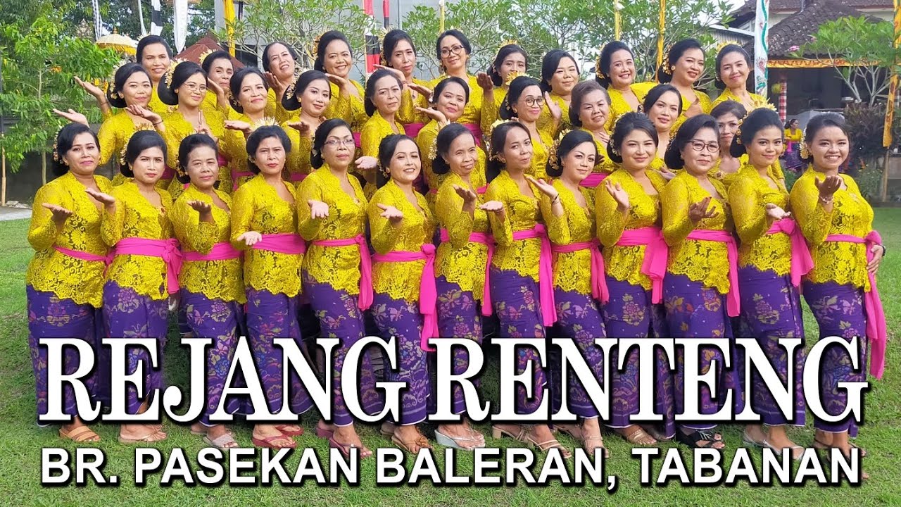 "Tari Rejang Renteng". Br. Pasekan Baleran, Tabanan - YouTube