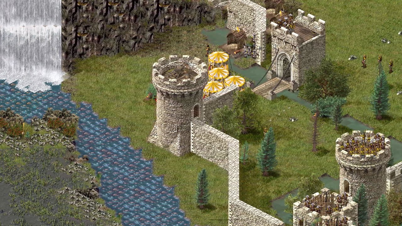 Stronghold 1 Definitive Edition - 1v1v1 Multiplayer Gameplay (PC/UHD ...