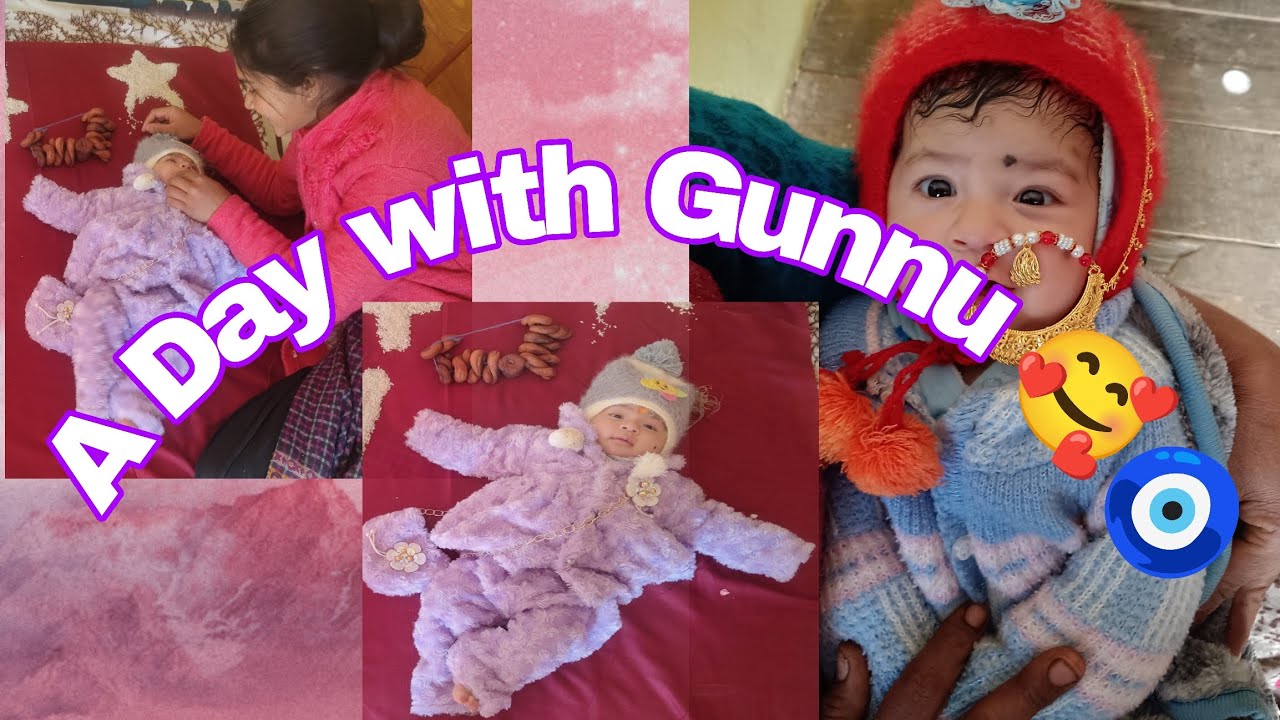 A day with Gunnu🧿😚🥰 . @Babitamahara31 #babygirl #princess #familytime # ...