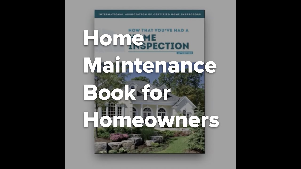 Home Maintenance Book - YouTube