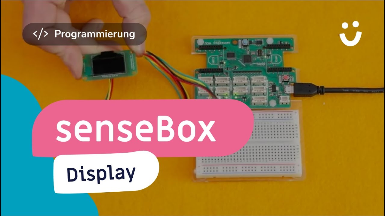 senseBox - Display - YouTube