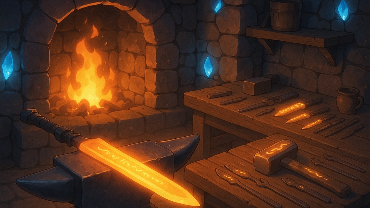 Arcane Enchanted Blacksmith | Roleplay ASMR - YouTube