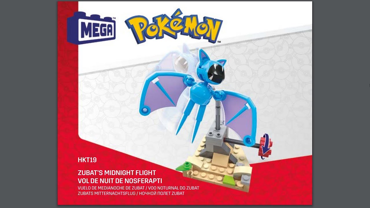 Zubat's Night Flight Instructions | Pokémon | Mega Anleitung | HKT19 ...