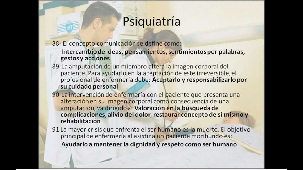 Repaso revalida enfermeria - YouTube