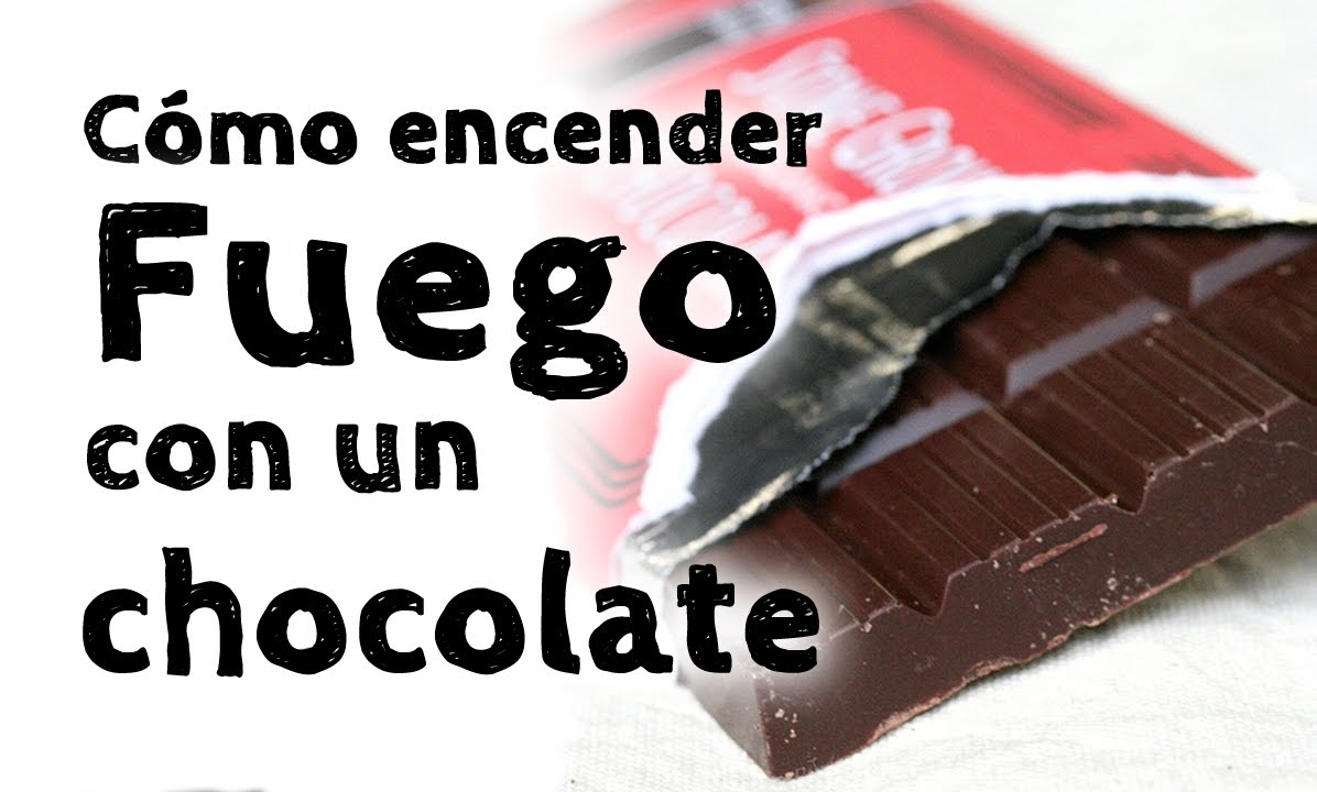 Cómo hacer Fuego con un Chocolate - YouTube