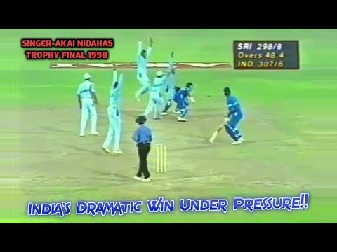 India's Dramatic Comeback Win in a High Scoring Thriller | Singer-Akai ...