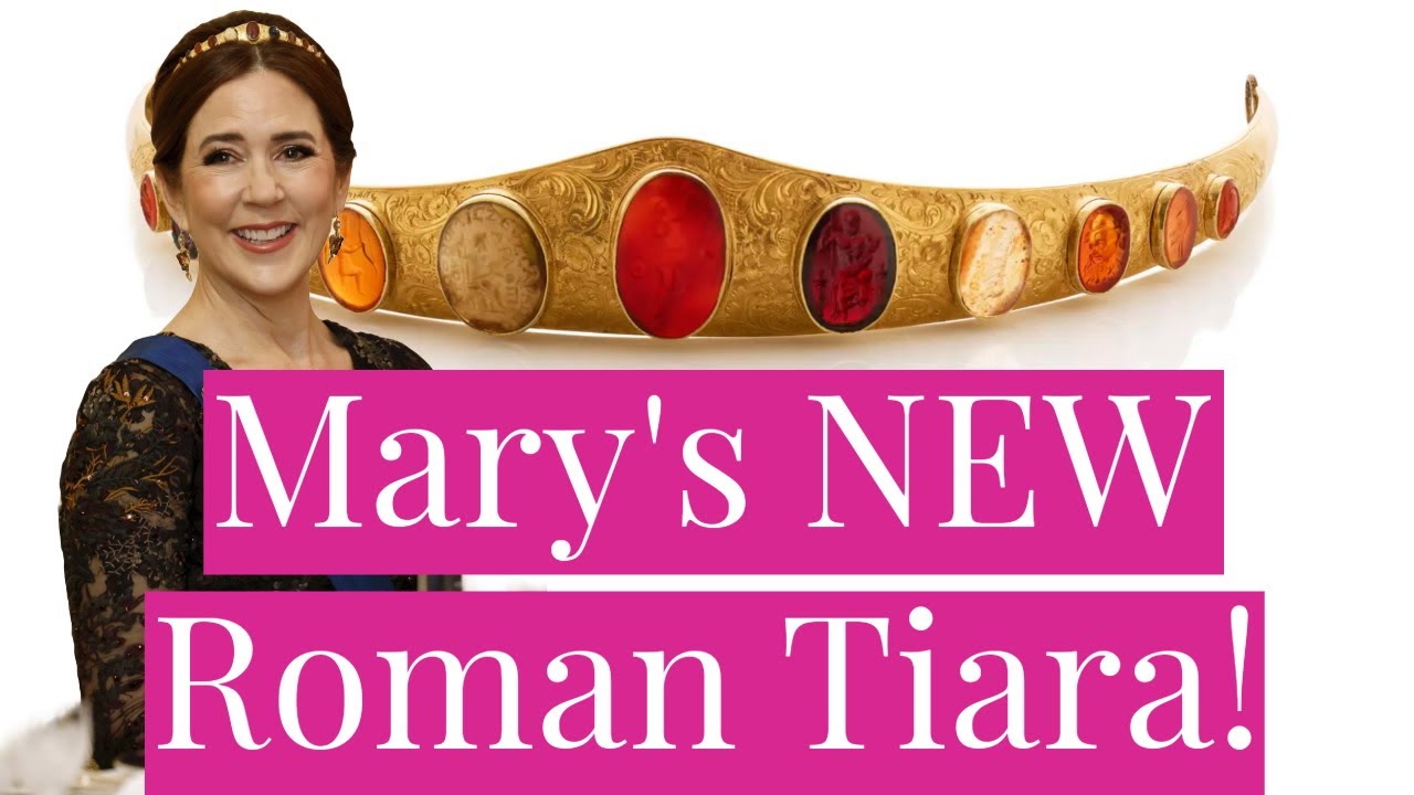 Queen Mary's NEW Roman Style TIARA! Mary Mines Vaults, Finds Queen ...