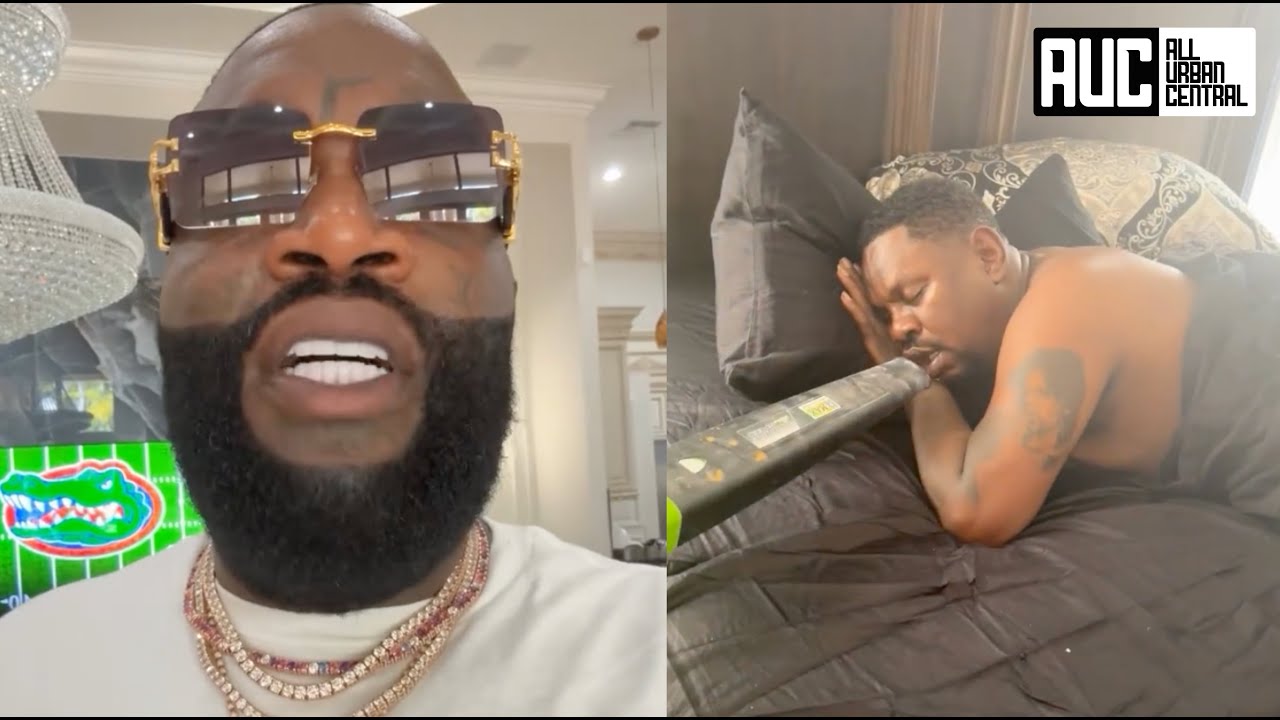 Rick Ross Caught His Homie Sleeping In Late & Woke Him With A Leaf ...